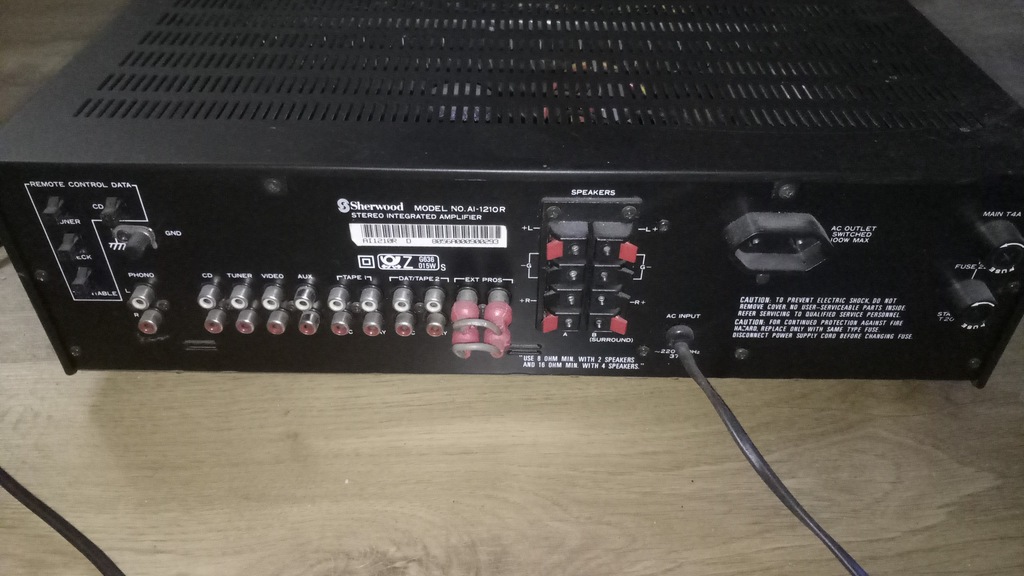 Wzmacniacz Sherwood AI-1210R 4x 100W RMS! - 7437670038 - oficjalne archiwum Allegro