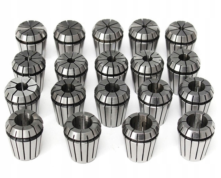 TULEJKI ZACISKOWE zestaw 19 sztuk ER32 2 - 20mm - 6906352582 - oficjalne archiwum Allegro