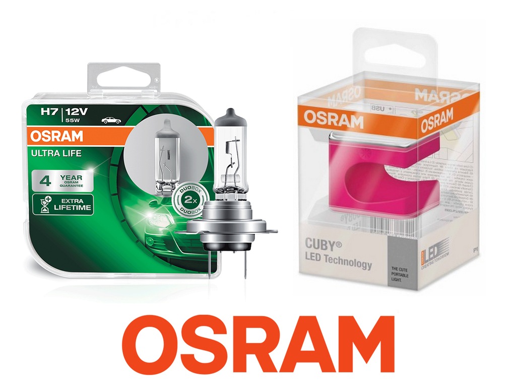 OSRAM H7 ULTRA LIFE 4 Lata Gwarancj +LATARKA - 7352316098 - oficjalne ...