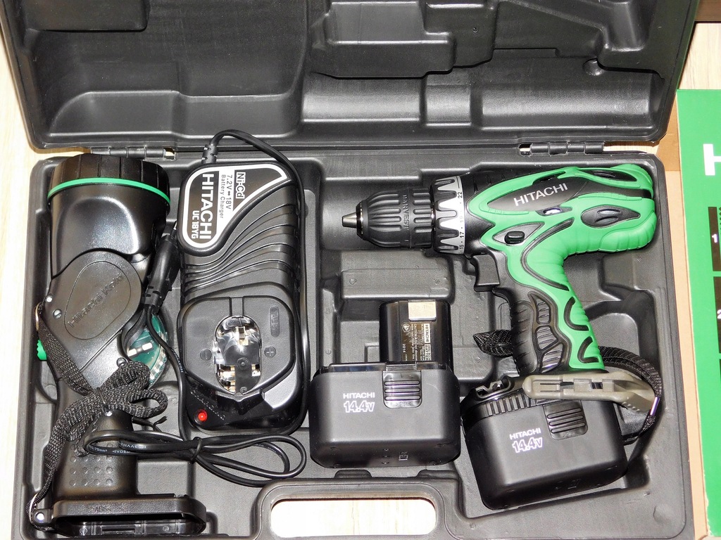 HITACHI DS14DVF3 WIERTARKO WKRĘTARKA 14,4V+LATARKA - 7673246805 ...