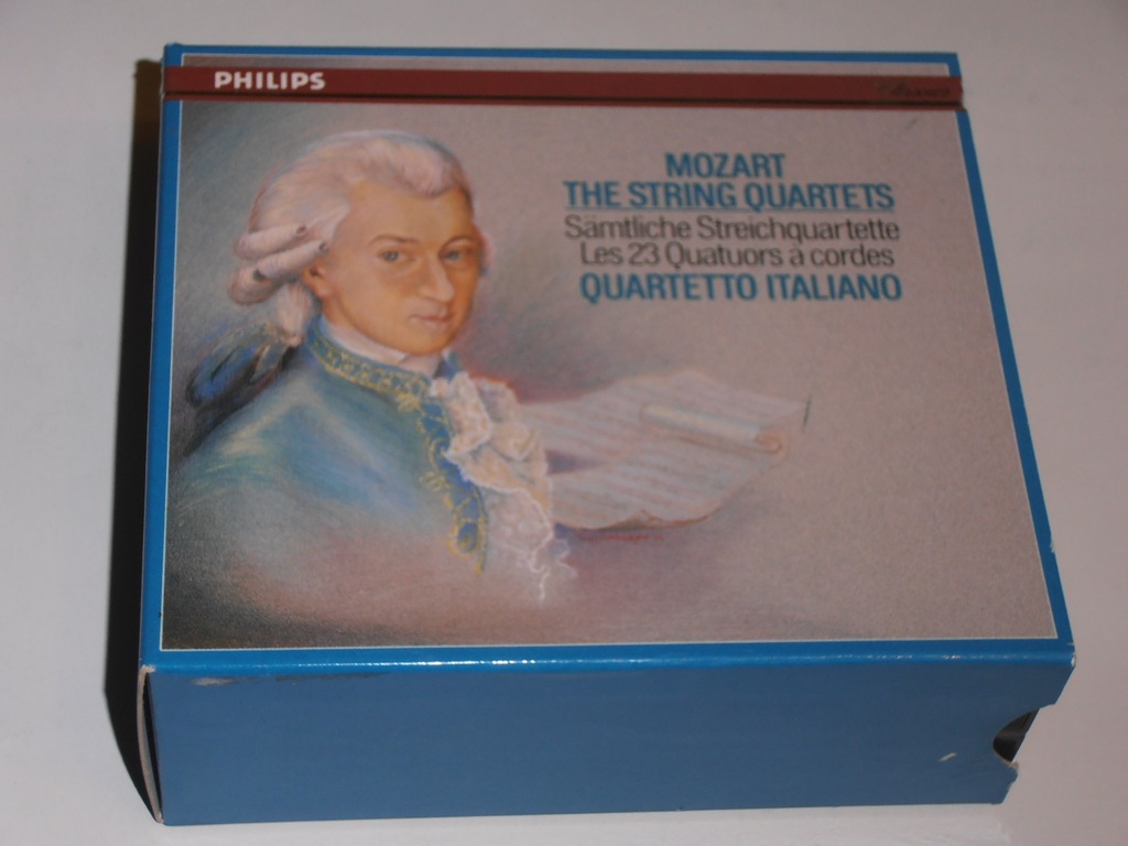 Mozart String Quartets Quartetto Italiano 8CD BOX - 7457239671 - oficjalne archiwum Allegro