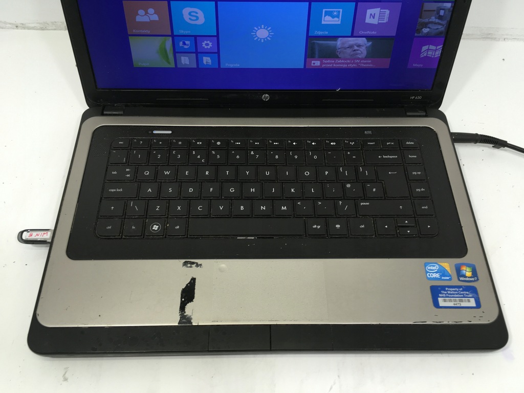 LAPTOP HP 630 i3 2x2.4GHz 2GB 15.6 ' JT79 - 7670472239 - oficjalne archiwum Allegro
