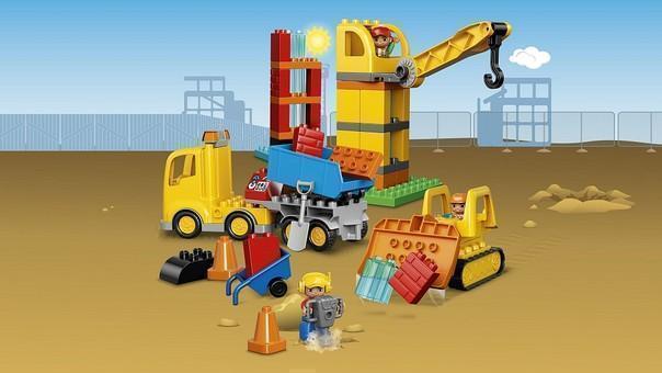 KLOCKI LEGO DUPLO 10813 WIELKA BUDOWA BULDOŻER - 6970722857 - oficjalne archiwum Allegro