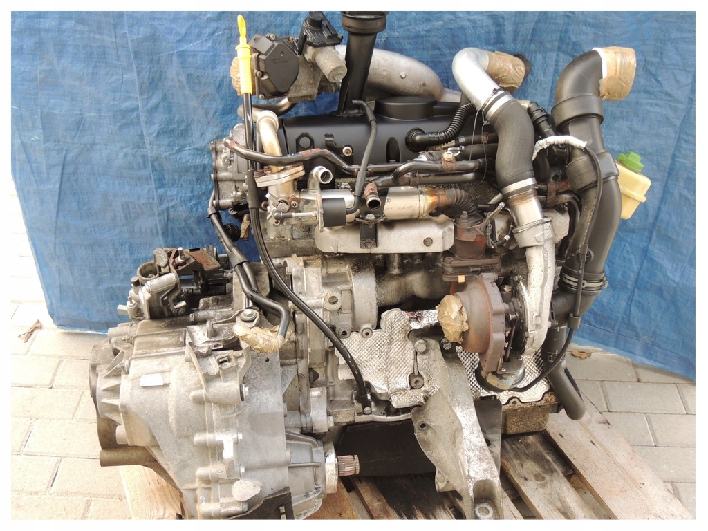 SILNIK KOMPLETNY Z OSPRZĘTEM vw T5 2.5 tdi BNZ - 7526899044 - oficjalne archiwum Allegro