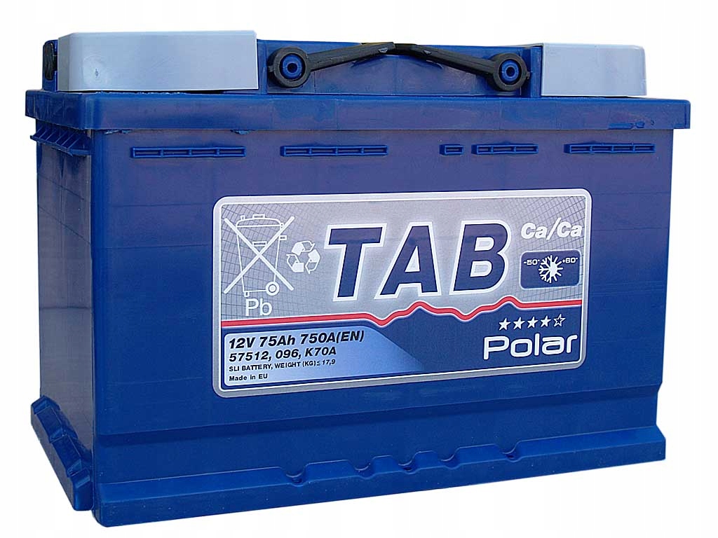 Akumulator TAB Polar 12V 75Ah/750Ah 74ah 77ah - 7565091571 - oficjalne ...