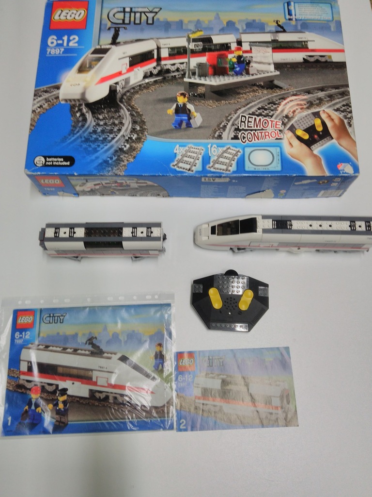 LEGO 7897 Passenger Train Pociąg Pasażerski - 7389645225 - oficjalne ...