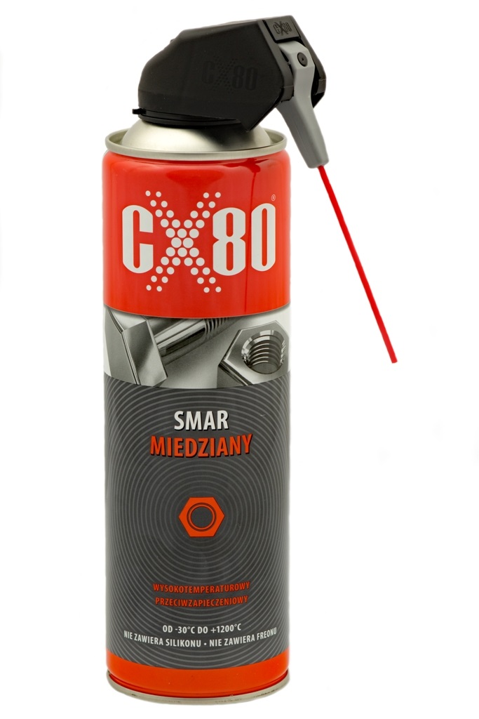 Smar Miedziany Wysokotemperaturowy SPRAY CX-80 500 - 6805705375 - oficjalne archiwum Allegro