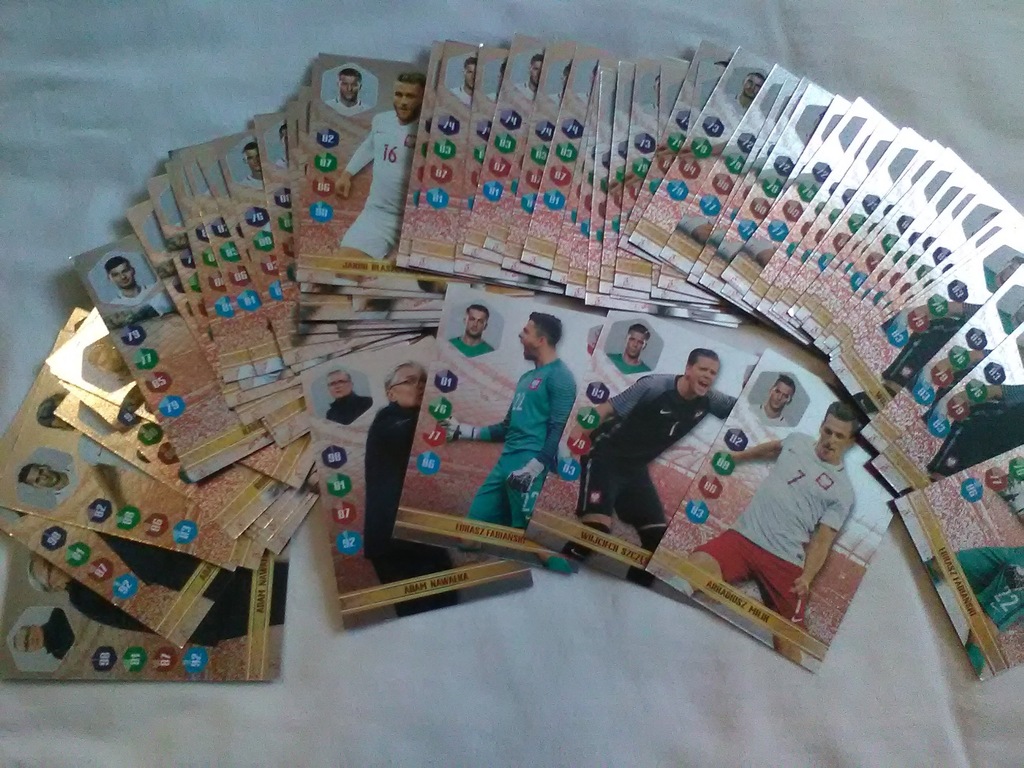 Dumni z Naszych KARTY NAKLEJKI biedronka wszystkie - 7371872217 ...