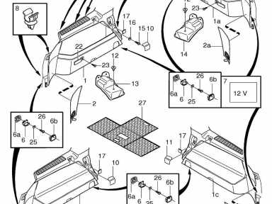Zaślepka otworu w bagażniku XC90 03 39973606 - 6770142468 - oficjalne ...
