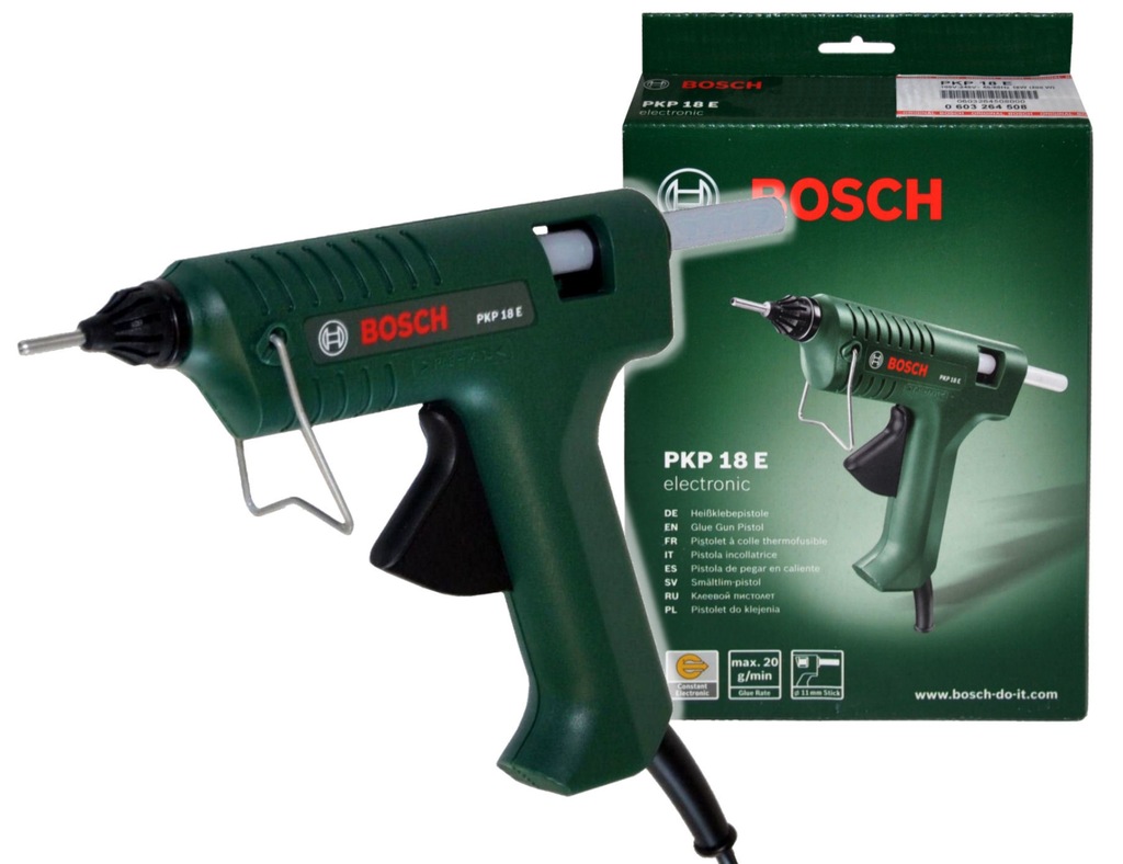 PISTOLET DO KLEJU PKP 18 E BOSCH + KLEJ - 7069018673 - oficjalne ...