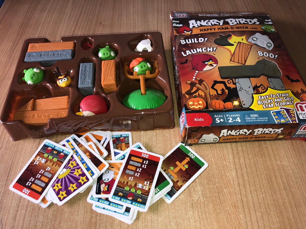 Gra ANGRY BIRDS HAPPY HAM-O-WEEN ekstraJak MATTEL - 7312462711 - oficjalne archiwum Allegro