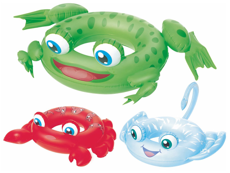 KÓŁKO KOŁO MATERAC DO PŁYWANIA ŻABKA KRAB ŻWIEŻAKI - 6247184192 ...