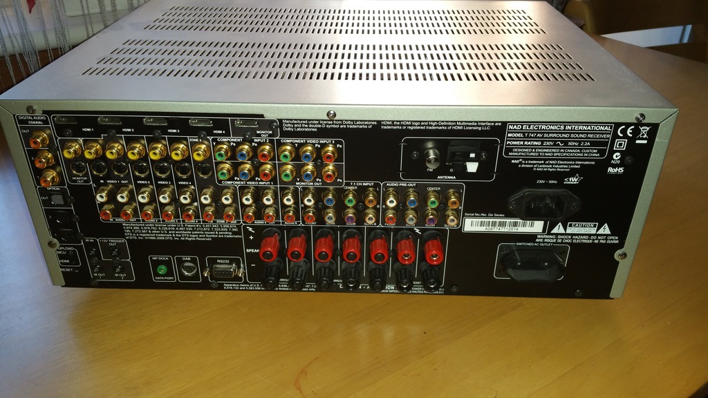 AMPLITUNER NAD T747 - 7388140790 - oficjalne archiwum Allegro