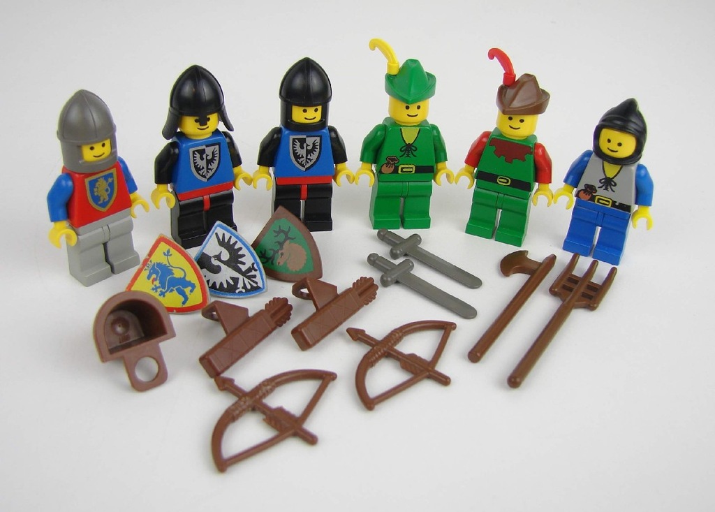 LEGO 6103 Castle Minifigures figurki rycerze GBB - 7297886406 ...