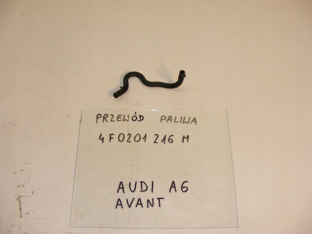 WĄŻ RURKA PRZEWÓD PALIWA AUDI A6 C6 4F0201216M - 7026809316 - oficjalne ...