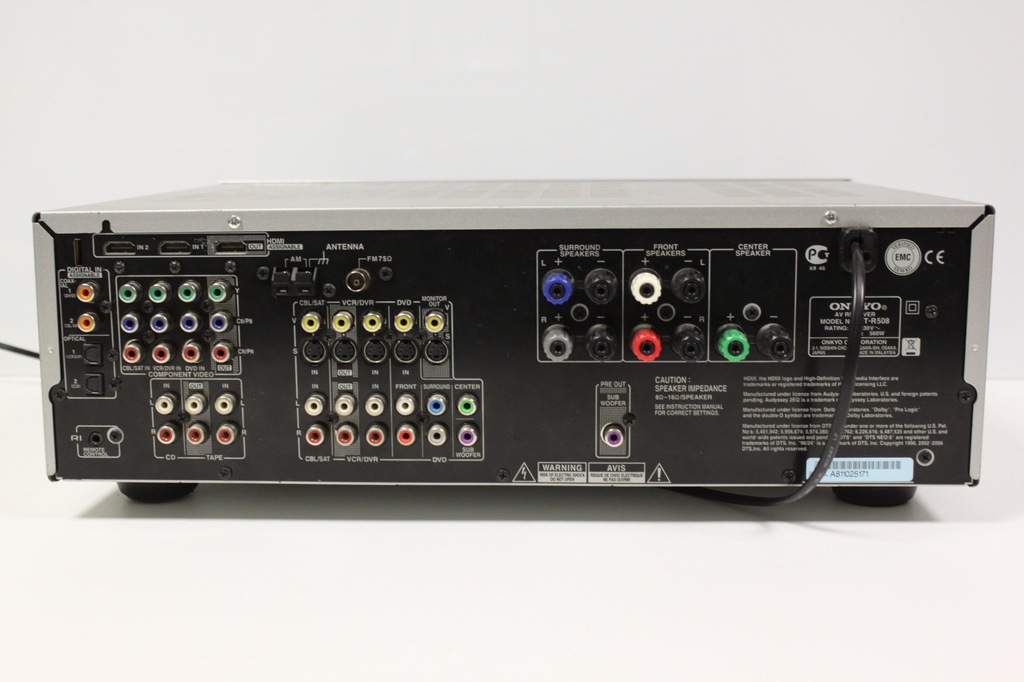 Amplituner 5.1 Onkyo HT-R508 PILOT Gwarancja - 7254651499 - oficjalne archiwum Allegro