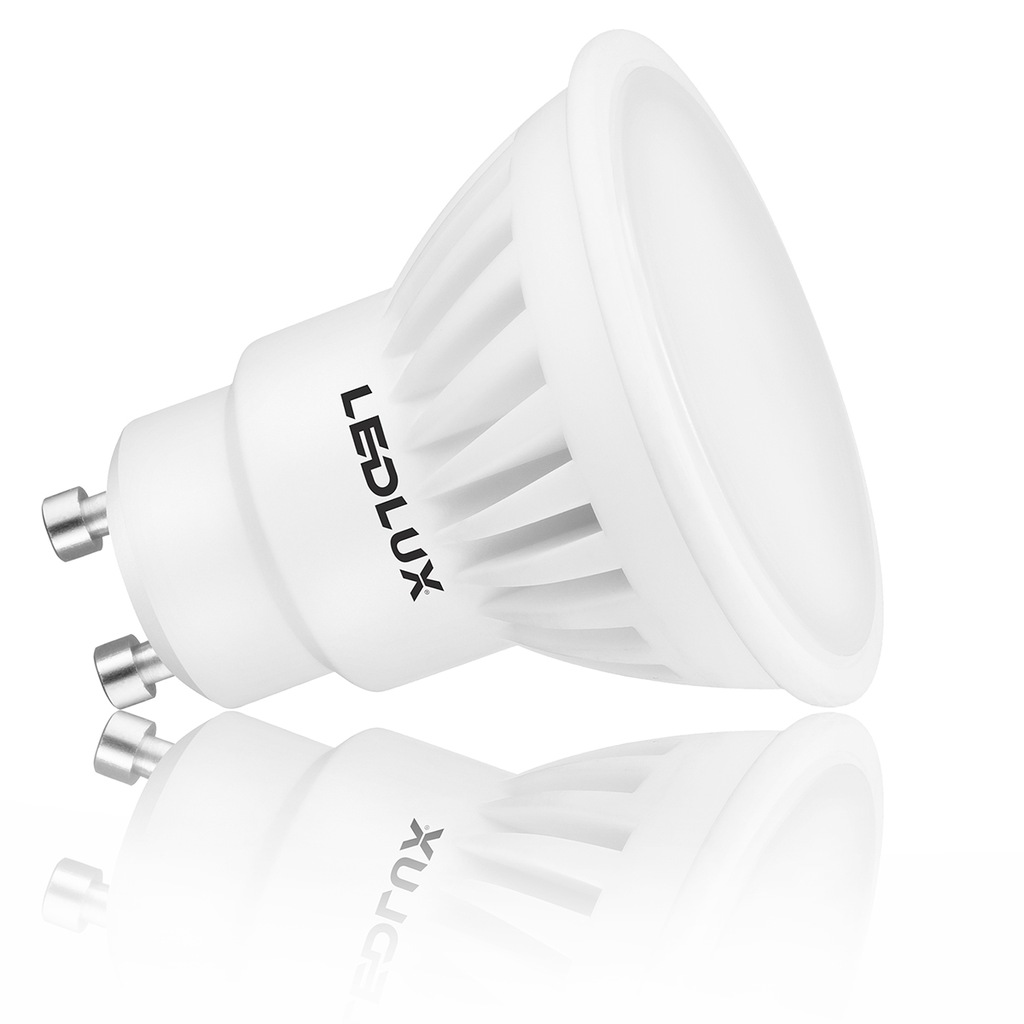 Żarówka GU10 LED SMD 10W = 75W NEUTRALNA LEDLUX - 6704568284 ...