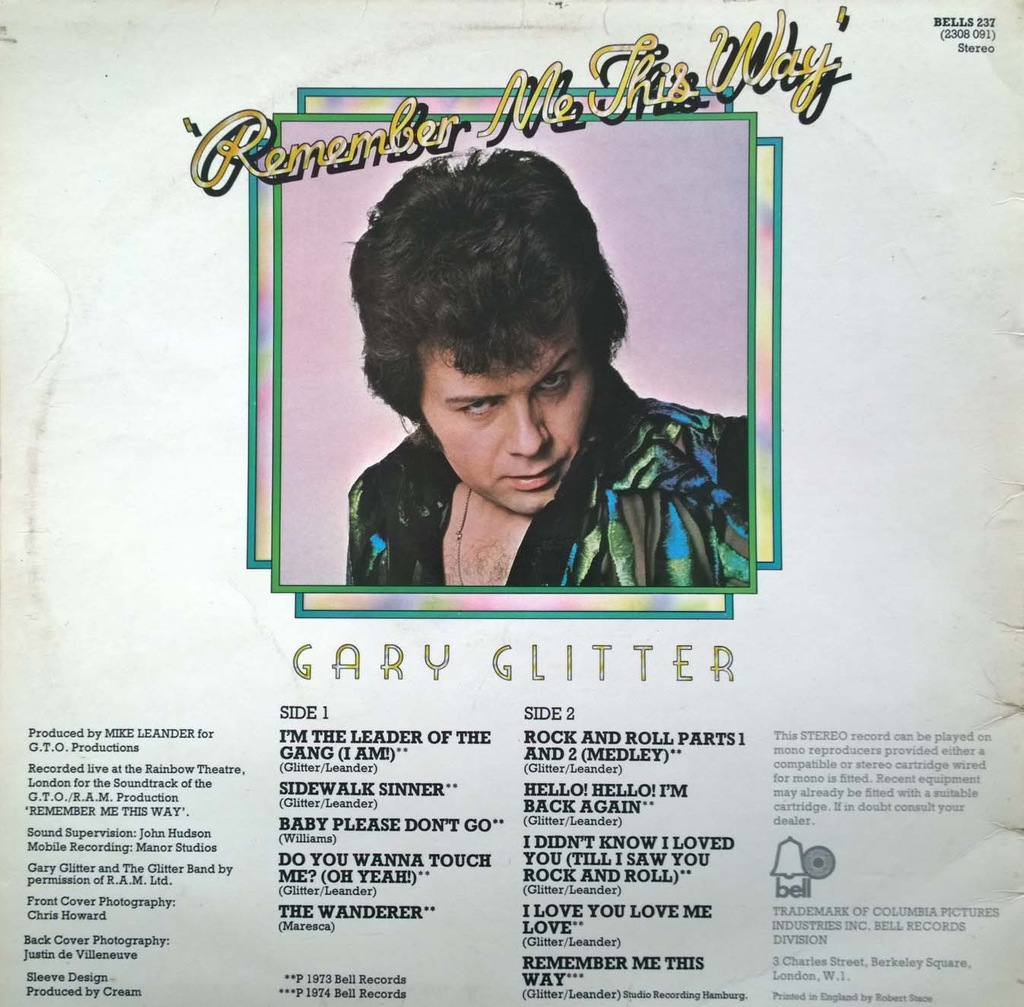Gary GLITTER - Remember Me This Way LP (VG) - 7391894403 - oficjalne ... Gary GLITTER - Remember Me This Way LP (VG) - 7391894403 - oficjalne ...