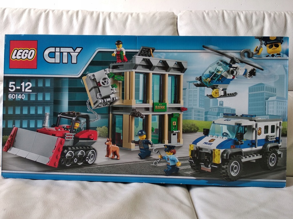 LEGO City policja 60140 włamanie buldożerem bank - 7747624037 ...