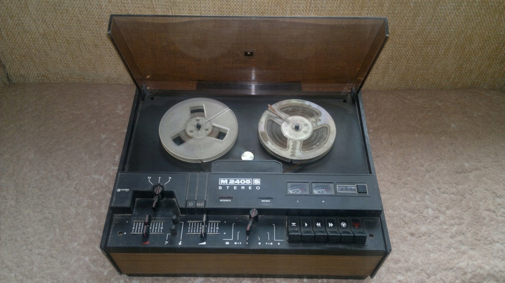 Magnetofon szpulowy Unitra ZRK M-2405 S - 7614907583 - oficjalne archiwum Allegro