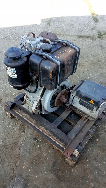Silnik HATZ diesel E780 9KM + pompa + generator - 7543794431 ...