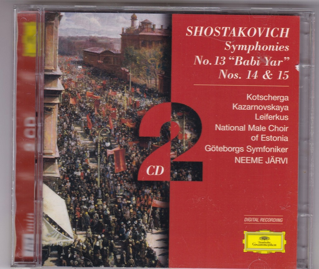 Shostakovich: Symphonies 13-15 / Neeme Jarvi 2CD - 7613304971 - oficjalne archiwum Allegro