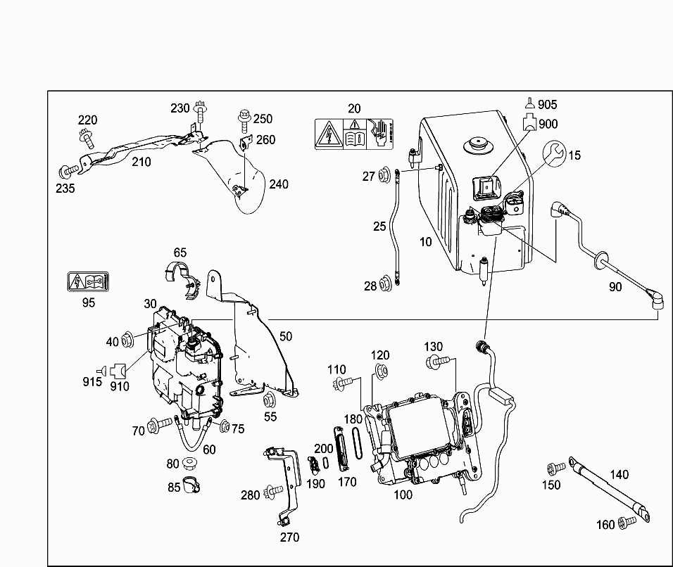 Inwerter Mercedes S400h W221 HYBRID A0009064703 - 7664561548 ...