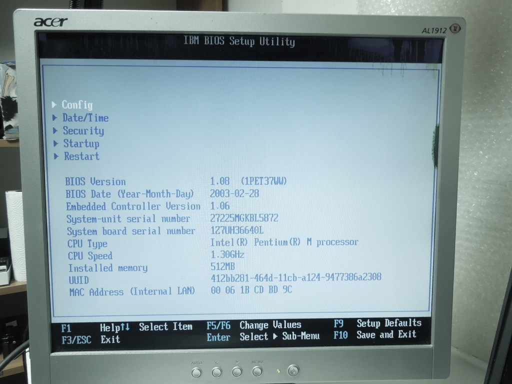 IBM ThinkPad R40 Type 2722 CNC (L086) - 7086505607 - oficjalne archiwum ...