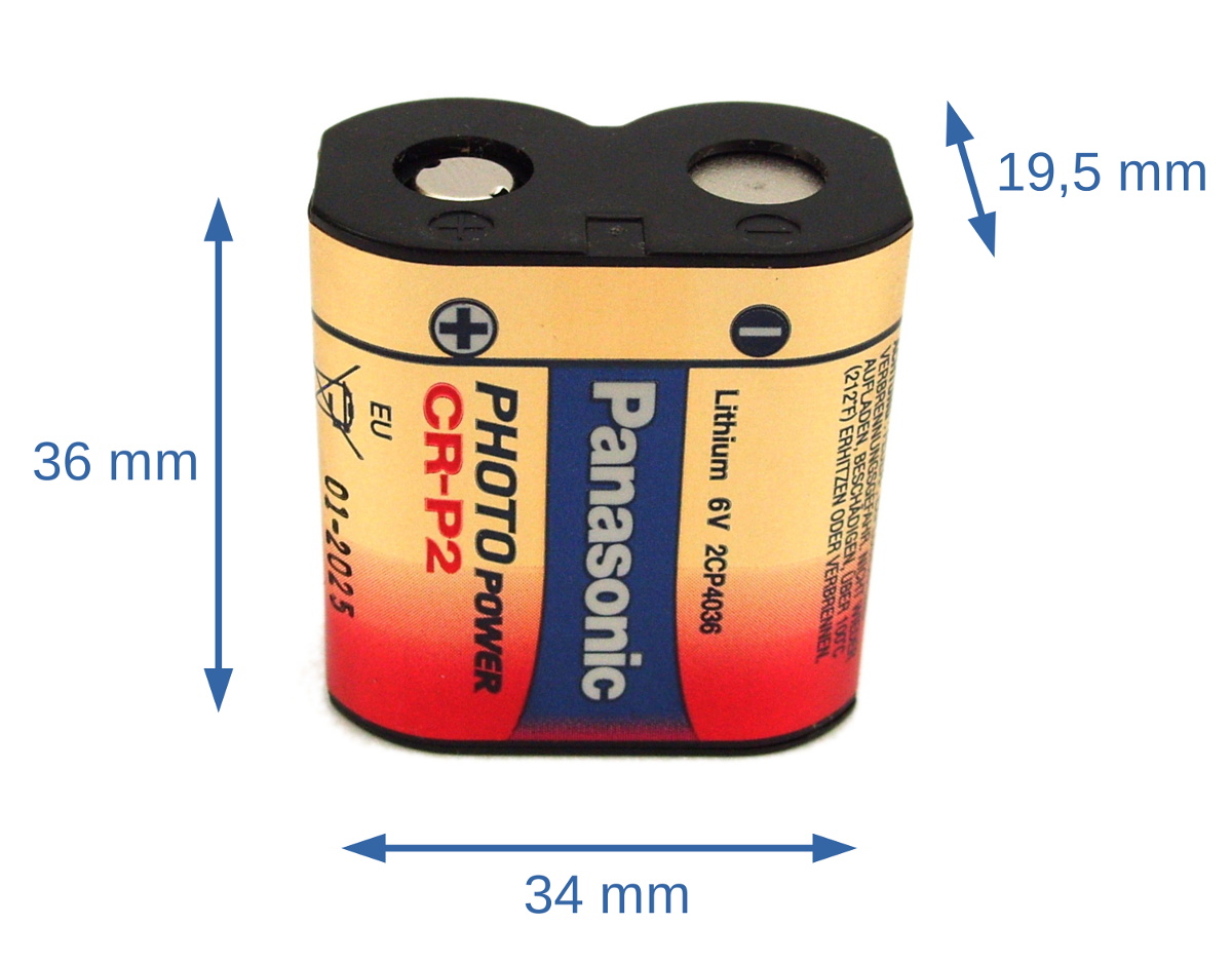 Bateria CR-P2 CRP2 DL223A 2CP4036 - 6V - Panasonic 7404990113 - Allegro.pl