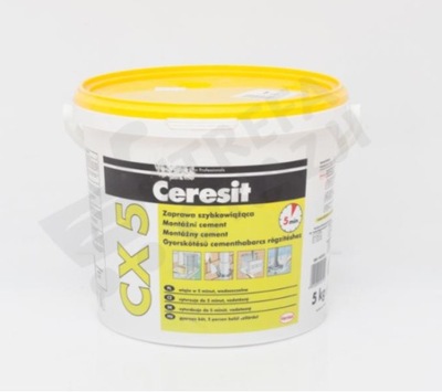 CERESIT CX5 ZAPRAWA CEMENTOWA SZYBKOWIĄŻĄCA 5KG - 12532545176 ...