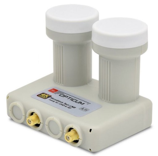 KONWERTER MONOBLOCK TWIN OPTICUM HOTBIRD ASTRA - Sklep, Opinie, Cena w Allegro